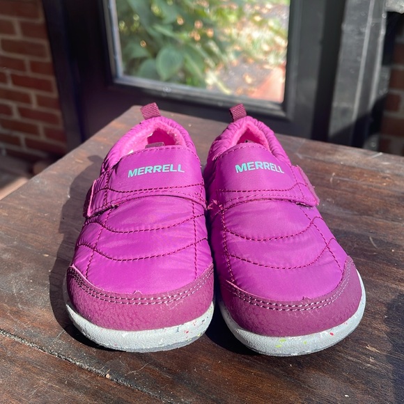Merrell | Shoes | Merrell Bare Steps Hut Moc Berry Color Size 55 | Poshmark